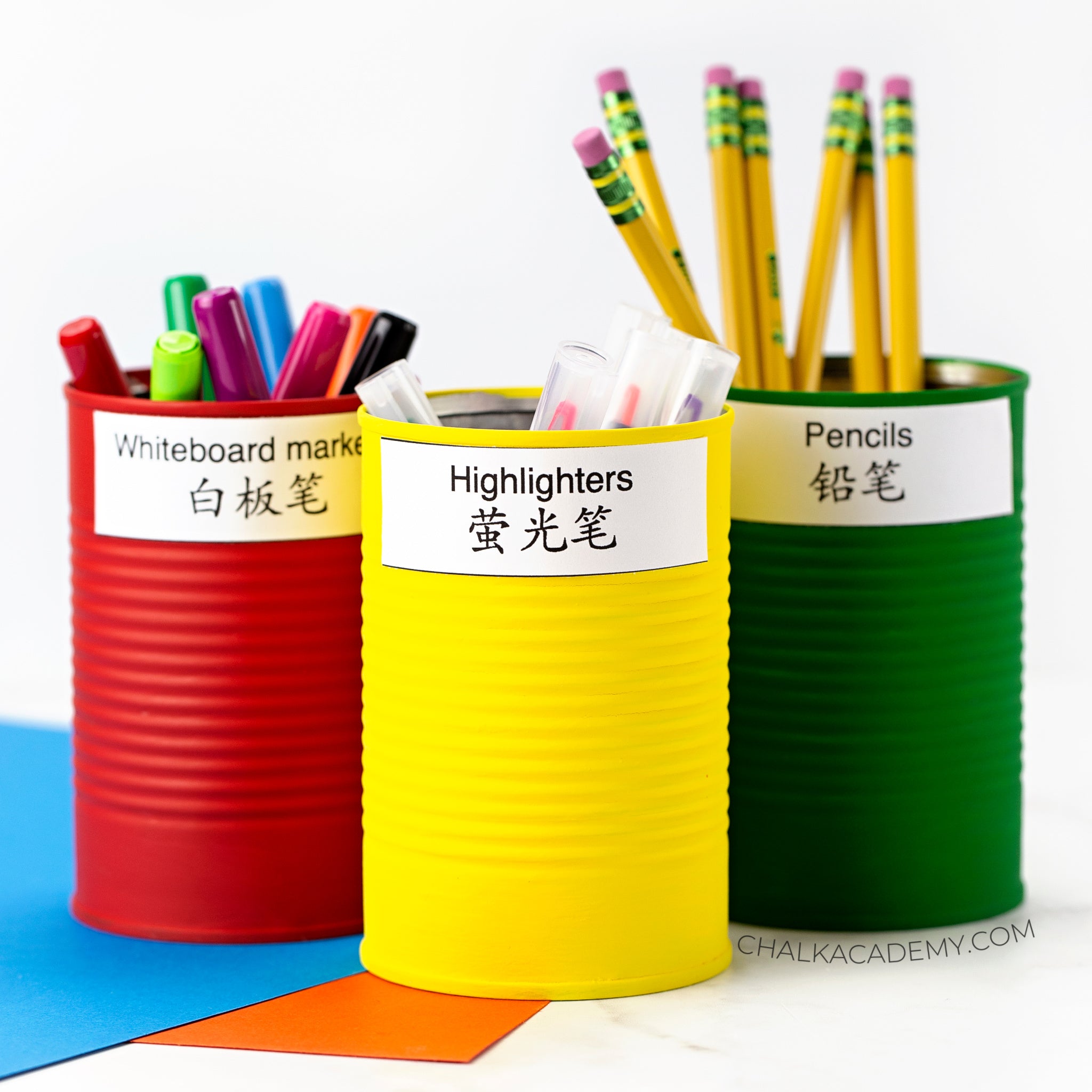 Labels and Organization for Bilingual Families – Chalk Academy